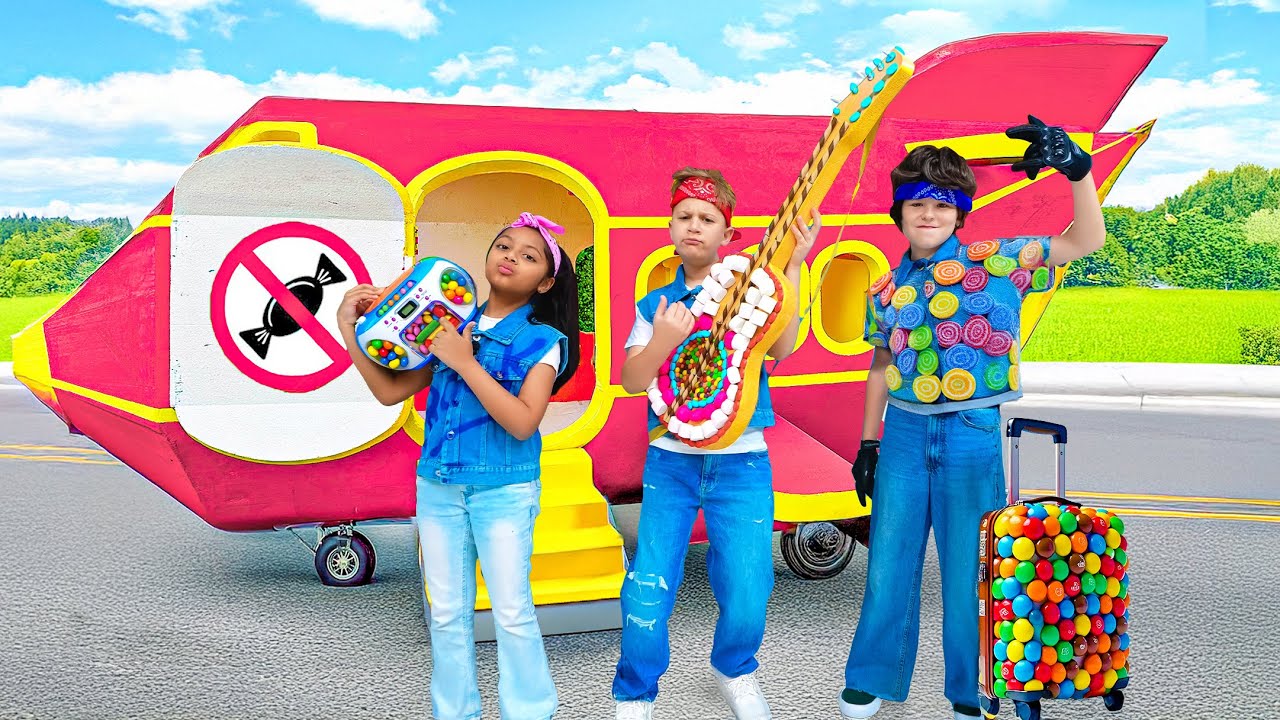 Roma & Friends - 10 cách để lén đưa thức ăn lên máy bay - YouTube