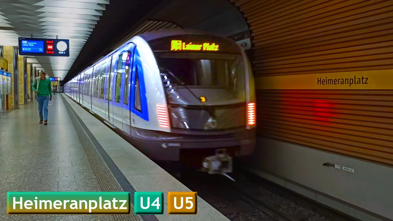 Heimeranplatz | Lines U4 - U5 : Munich U-Bahn ( MVG C2 ) - YouTube