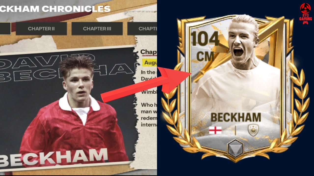 David BECKHAM 104 PACK opening in FC MOBILE | Beckham Chronicles ...