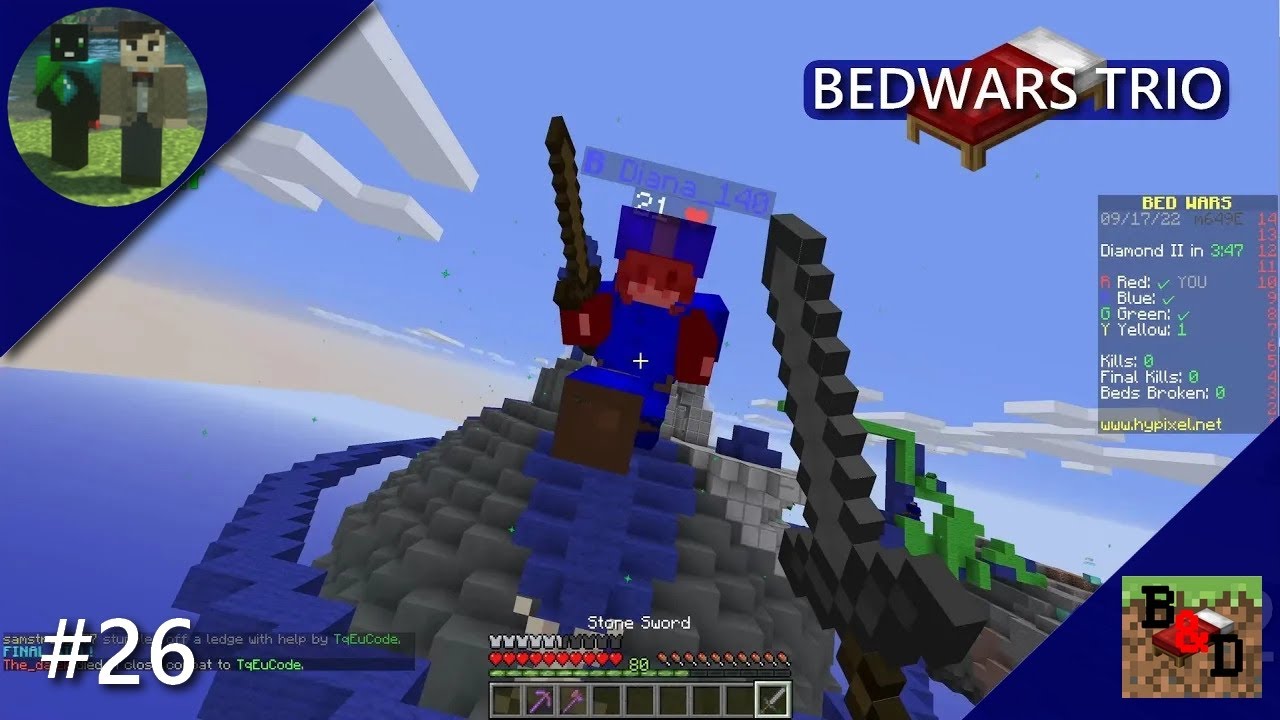 LE TRIO PARFAIT : Minecraft Bedwars #26 ft Velanocite - YouTube
