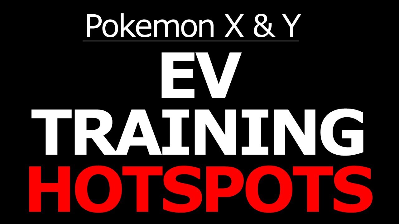 FAST EV Training in Pokemon X and Y - YouTube