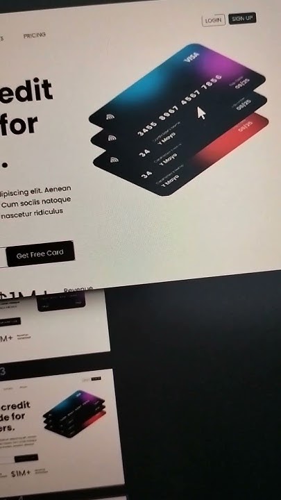 Simple credit card animation in Figma #figma #uxui #mayauxui - YouTube