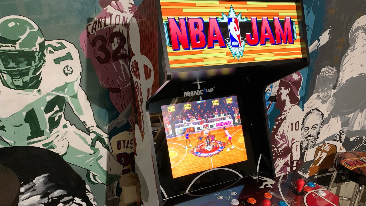 NBA JAM SHAQ EDITION Update on the Arcade1up XL Home Arcade! - YouTube