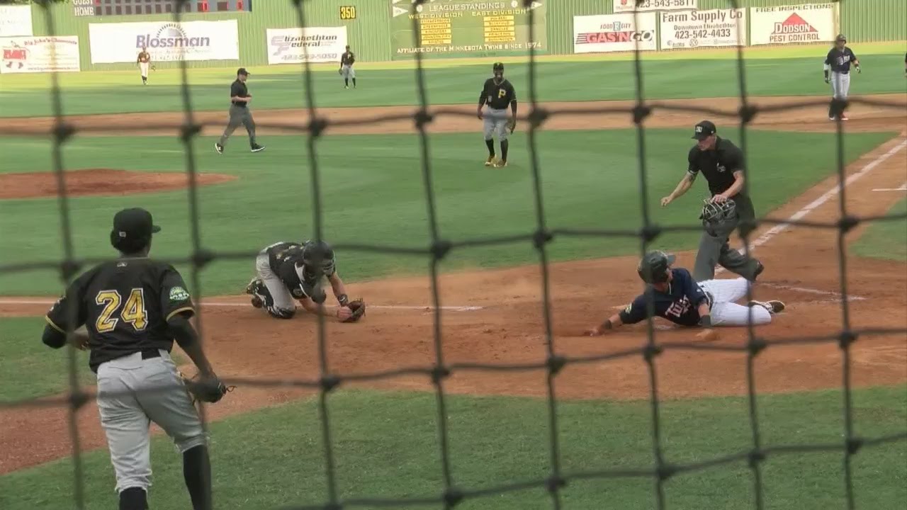 Bristol Pirates go on the road to defeat Elizabethton 9-4 - YouTube