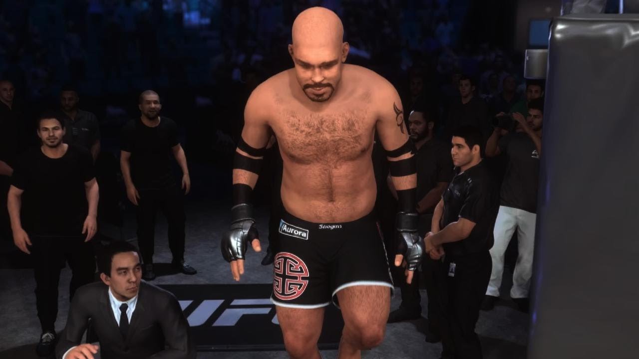 Finally Goldberg hits UFC 5 walk out - YouTube