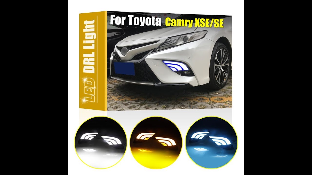 Toyota camry drl lights - YouTube