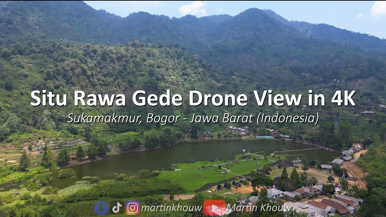 Situ Rawa Gede Drone View in 4K - YouTube