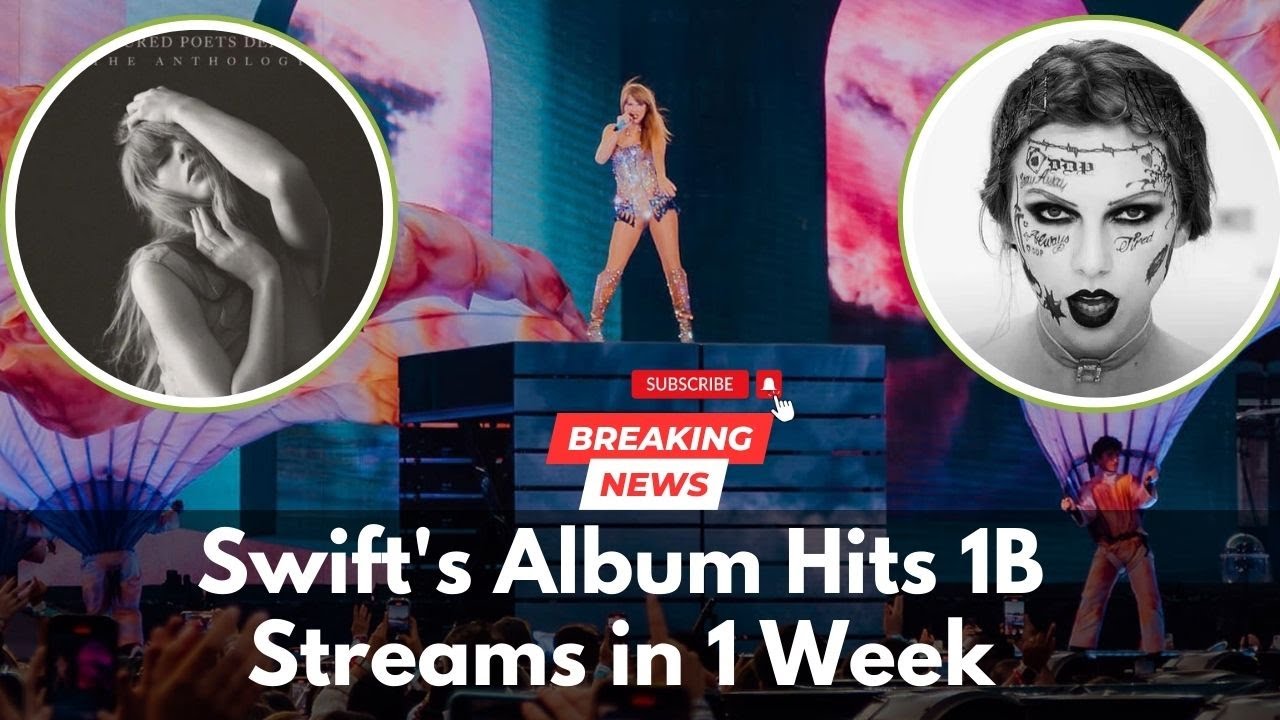 Taylor Swift | Record-Breaking Week | 1B Streams | The Tortured Poets ...
