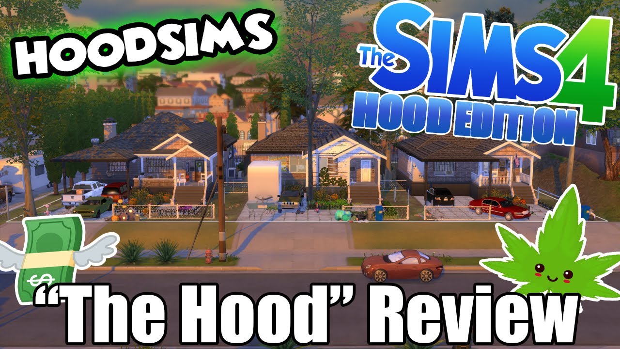 Dont Get Caught In This Hood In Sims 4! | TS4 Urban Lot Review - YouTube