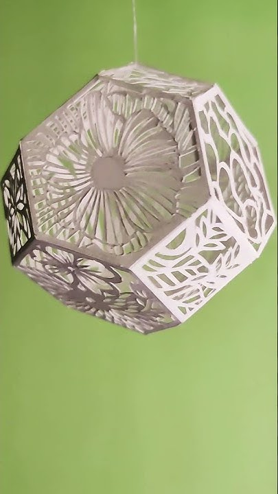 3D paper cutting art | truncated octahedron - YouTube