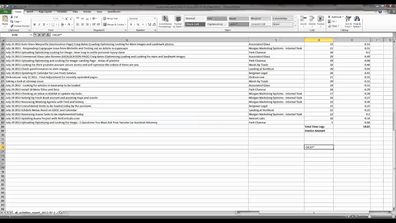 Invoicing Process Tutorial - YouTube
