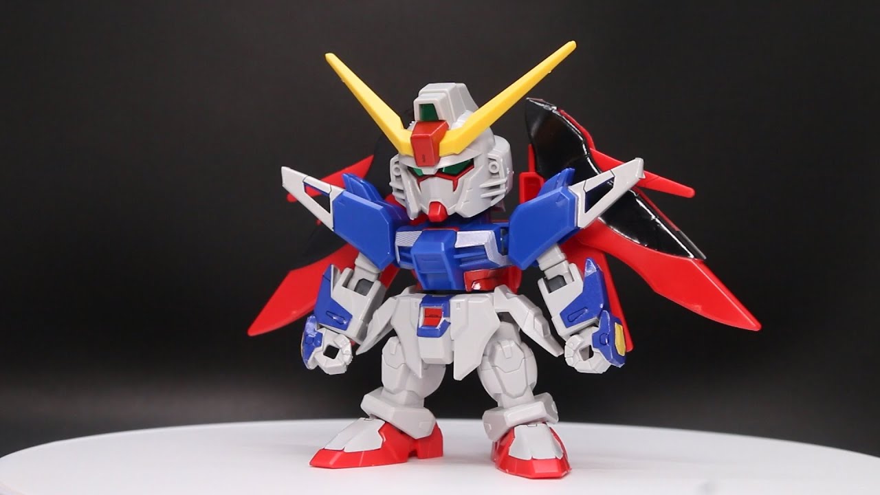 SD GUNDAM EX-STANDARD DESTINY GUNDAM Build - YouTube