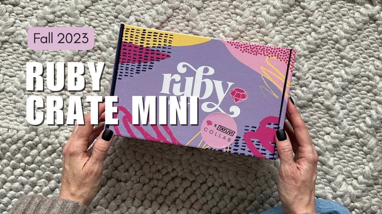 Ruby Crate Unboxing Fall 2023: Mini Ruby Crate - YouTube