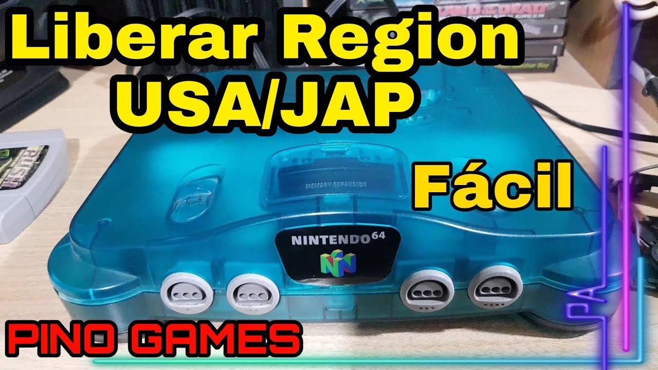 como liberar de region la Nintendo 64 USA a PAL #n64 free region - YouTube
