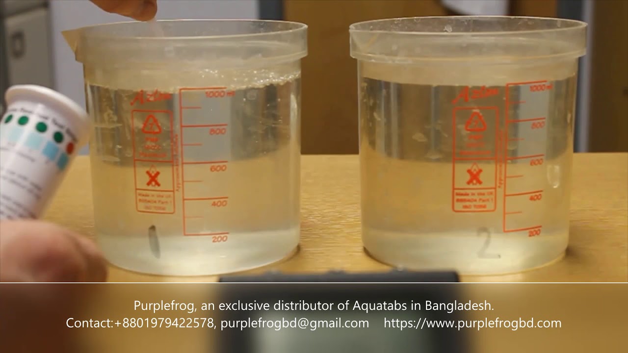 Aquatabs Chlorine Demand Test Kit Purplefrog - YouTube