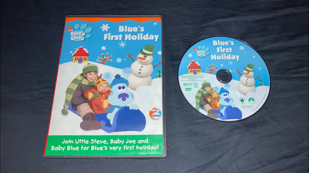 Opening to Blue’s Clues: Blue’s First Holiday 2003 DVD (Previews option ...