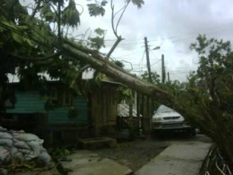 HURRICANE TOMAS IN ST.LUCIA - YouTube