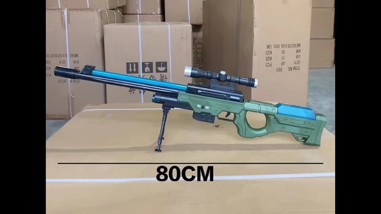 Electric voice sound light gun - YouTube