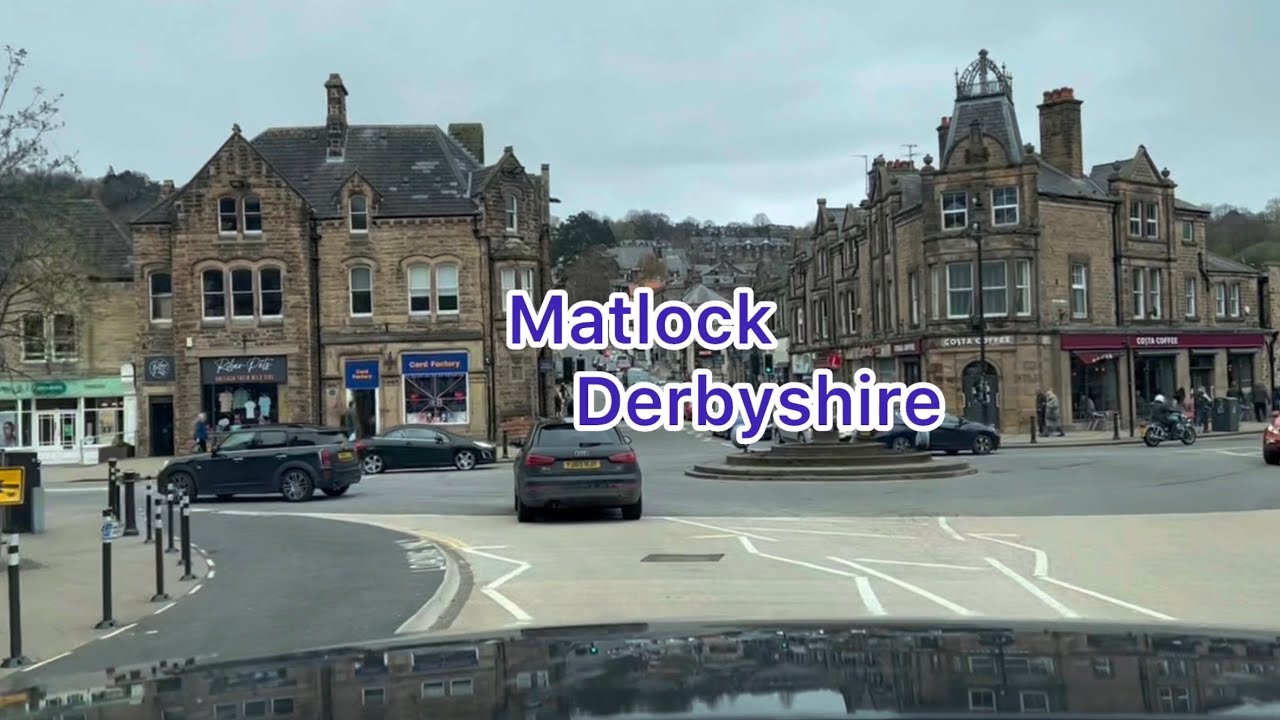 A little trip through the town of Matlock in Derbyshire on a busy ...