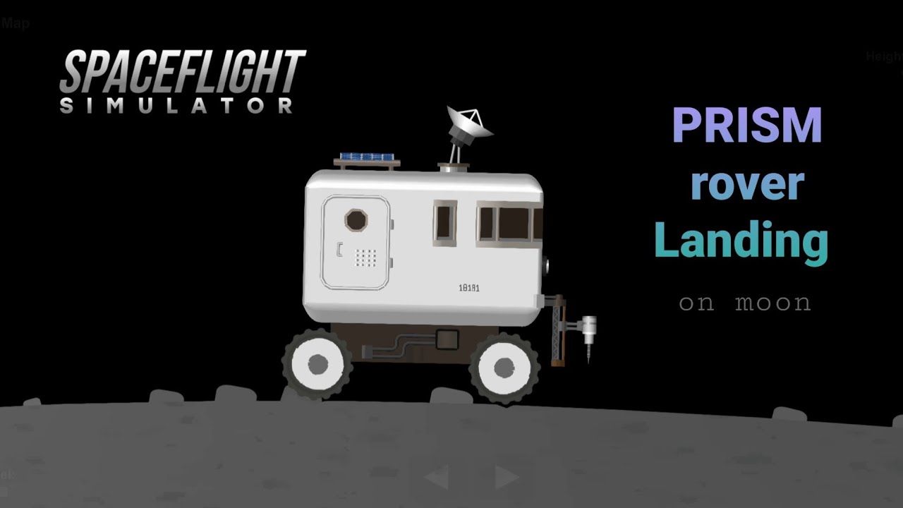 PRISM rover landing Spaceflight Simulator | bp edited build | SFS - YouTube