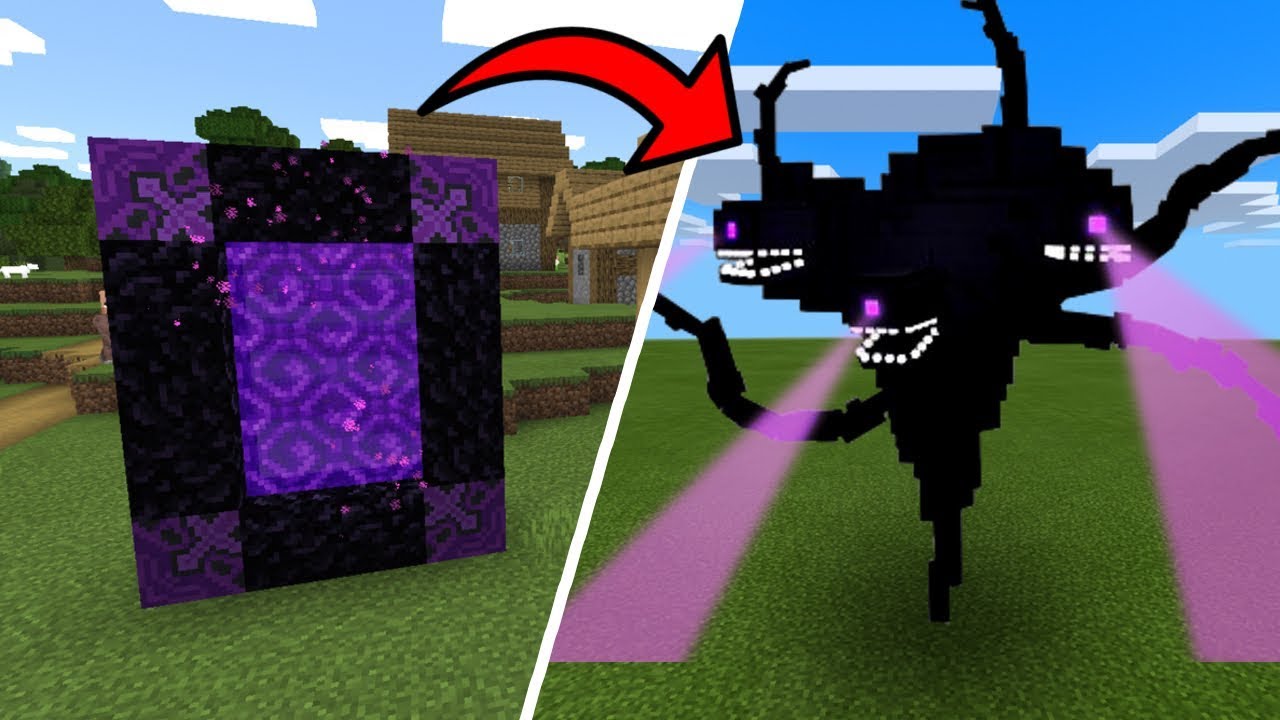 I FOUND a PORTAL to the WITHER STORM DIMENSION in Minecraft PE - YouTube
