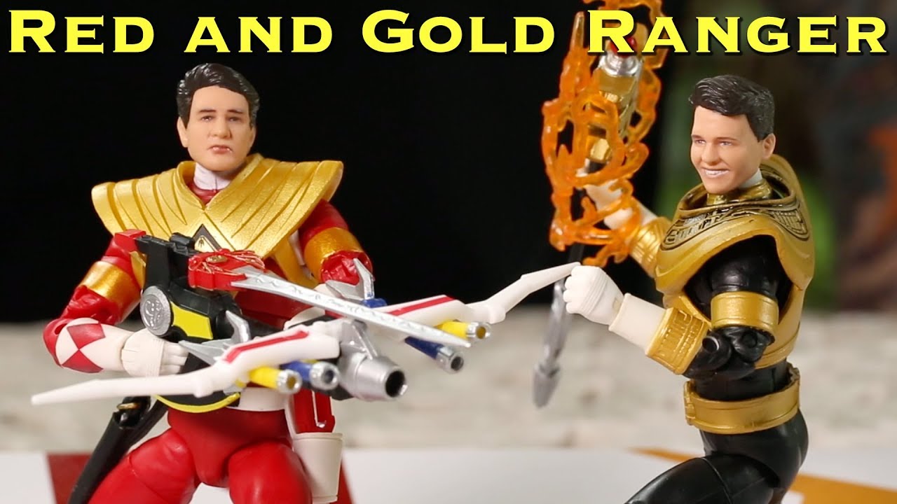 Red and Gold Ranger Hasbro Exclusive [UNBOXING] Power Rangers Lightning ...