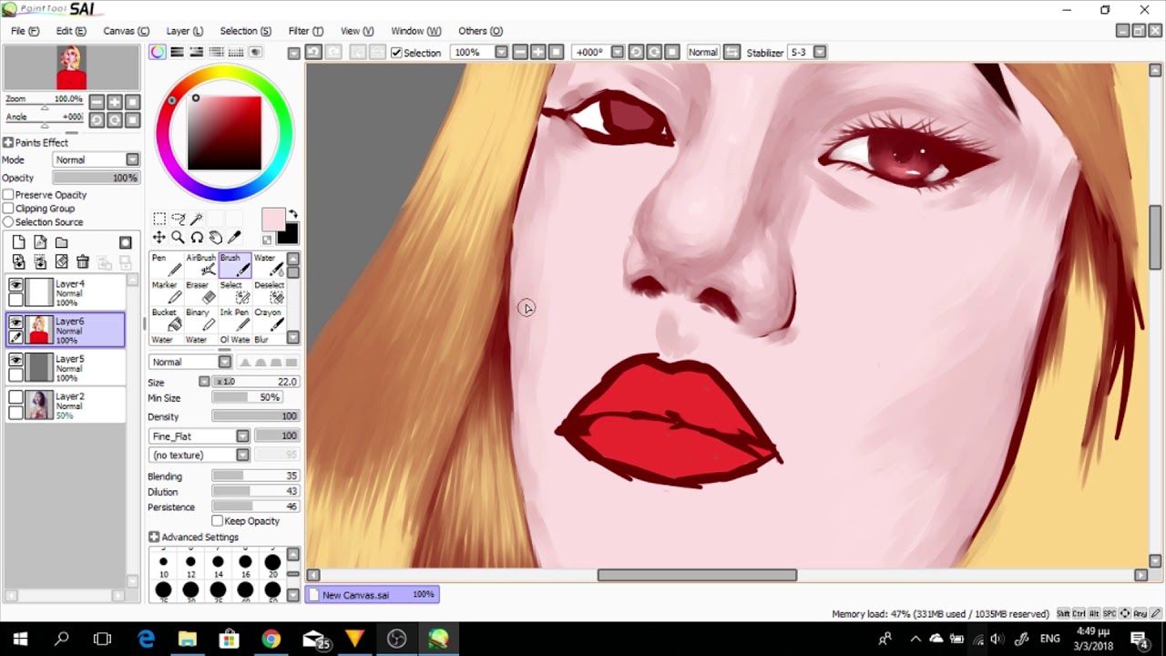 Helen (oc speed paint) - YouTube