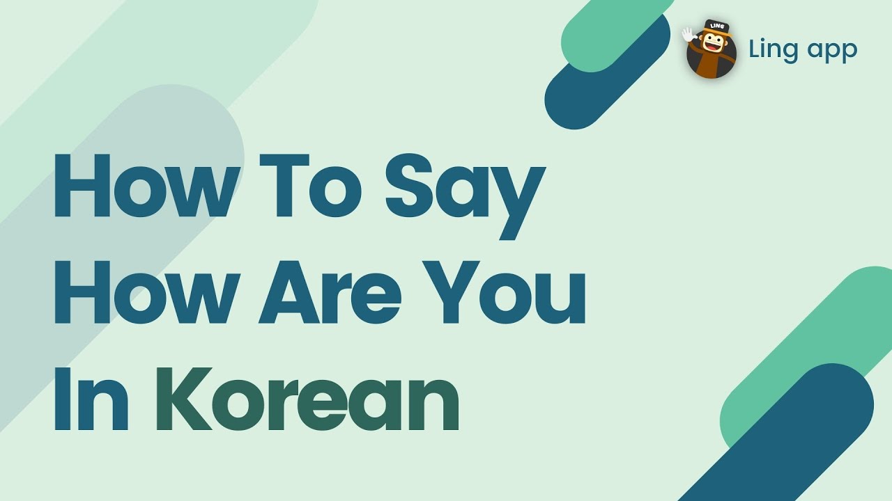 How To Say How Are You In Korean YouTube how-to-say-how-are-you-in-korean-youtube