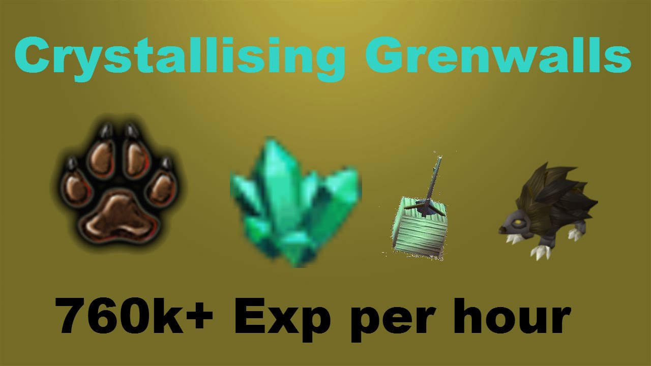 [Runescape 3] Crystallising Grenwalls Hunter Guide - YouTube