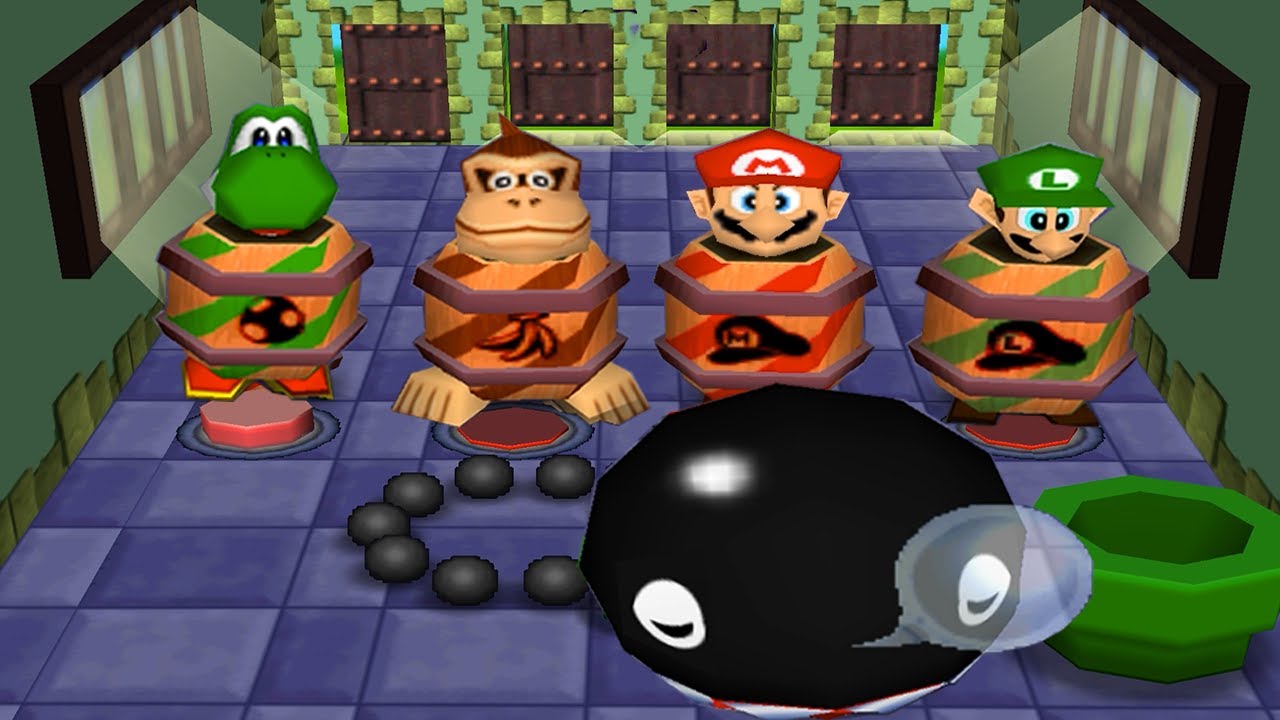 Mario Party N64 - Collection The Best 4 Player Minigames - YouTube
