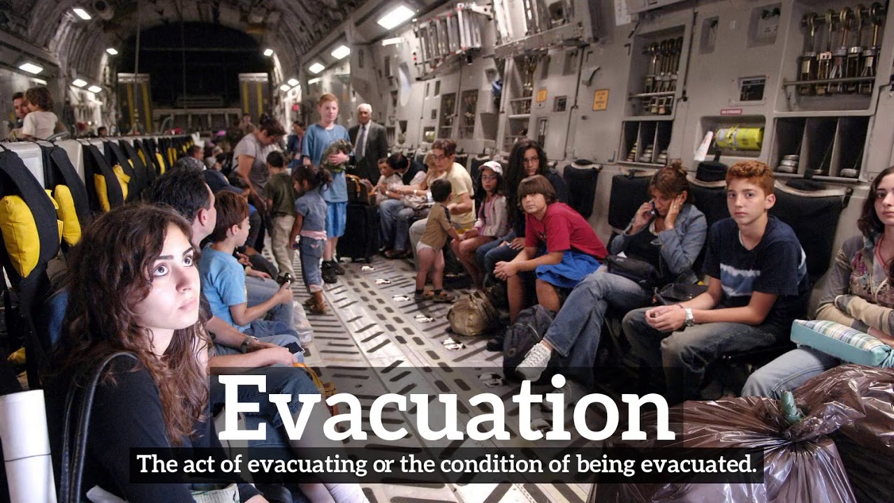 How Does Evacuation Look? | How to Say Evacuation in English? | What is ...