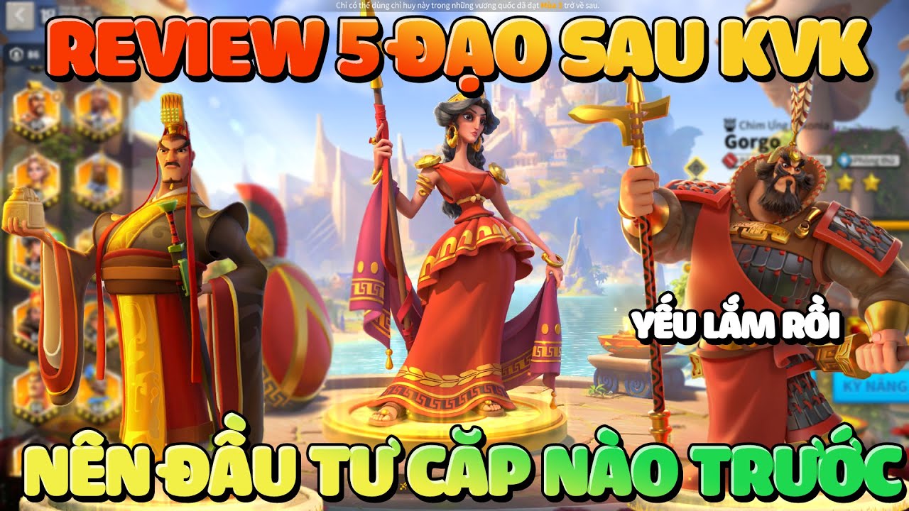 Review 5 Đạo Và Hướng Dẫn Build Giống Rok F2P Rise of Kingdoms - Mùa ...
