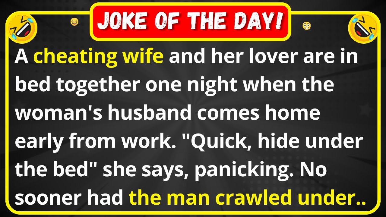A cheating wife and her lover are in bed together - funny jokes | joke ...