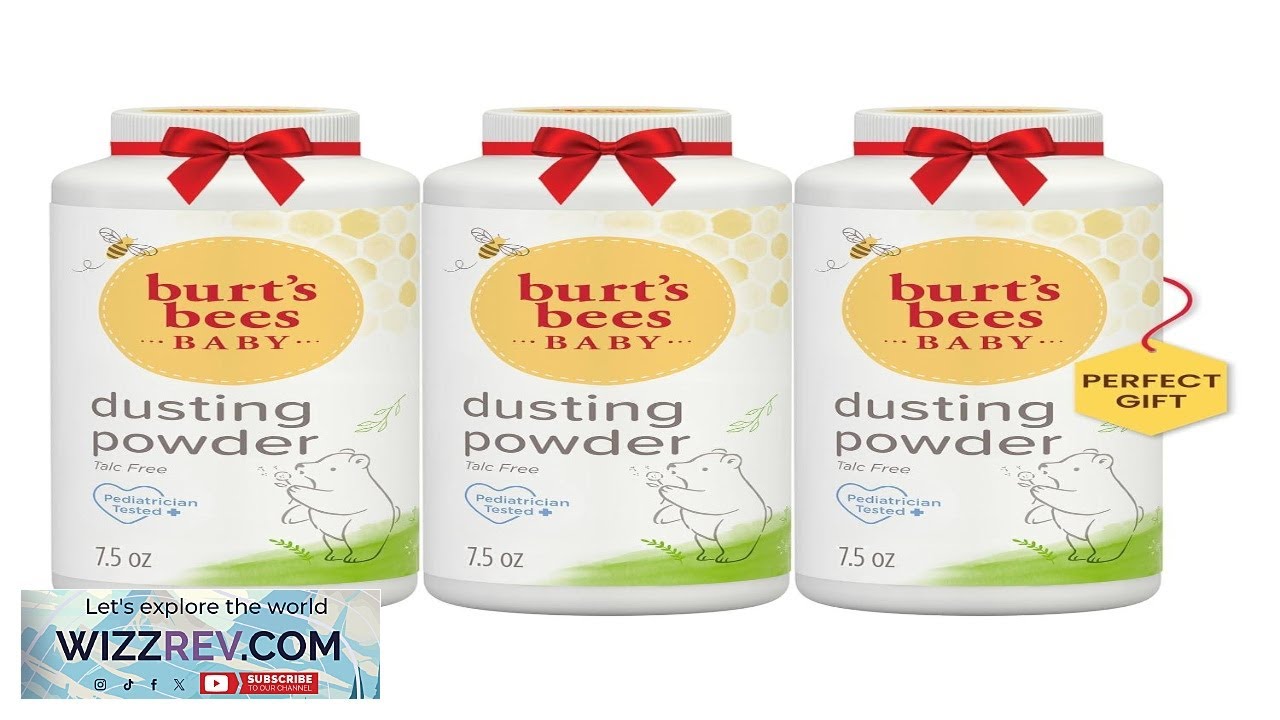 Burt's Bees Baby Dusting Powder 100% Natural Origin Talc-Free ...