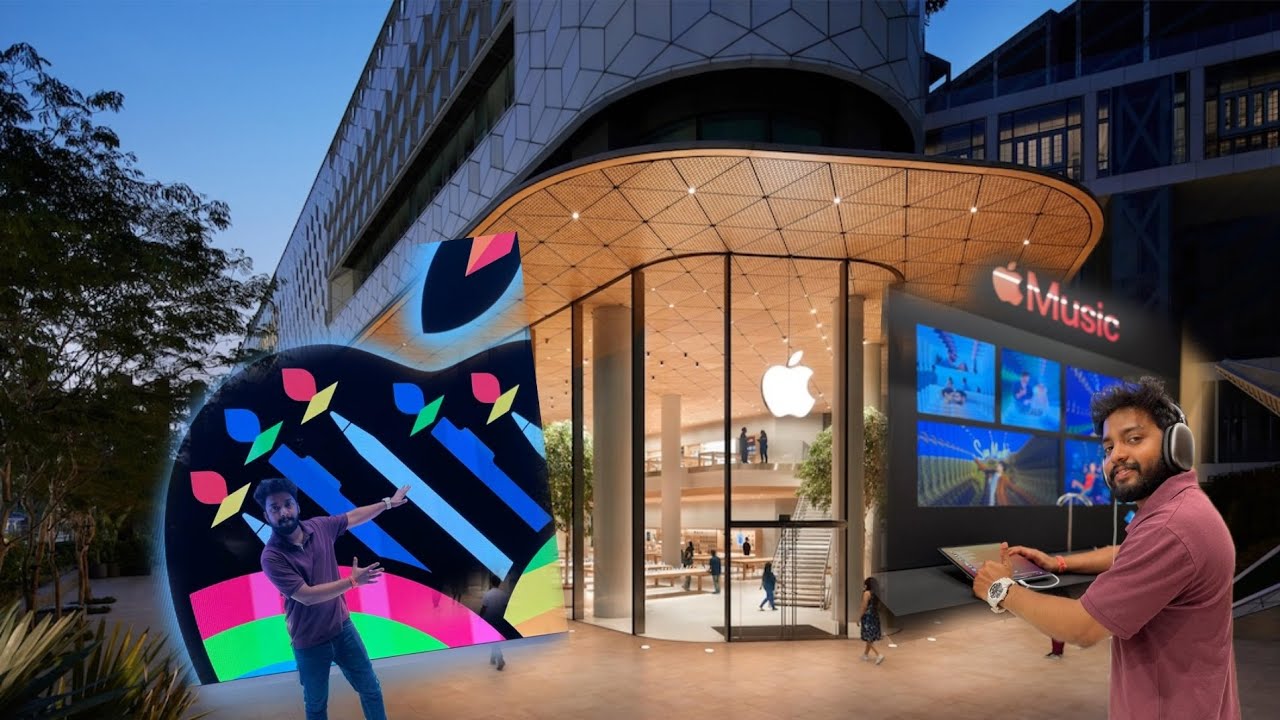 India's first Apple store in Mumbai.!! Apple store BKC Tour ...