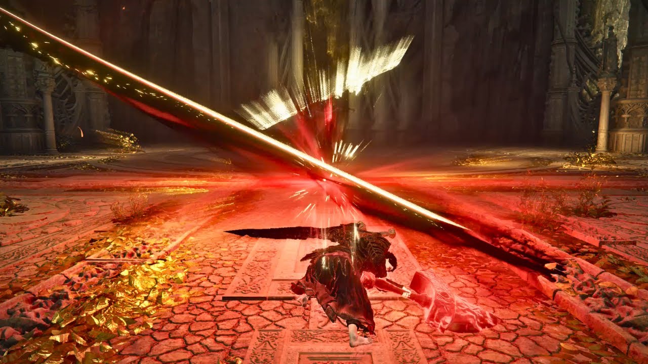 Morgott Hitless with Maliketh's Black Blade (NG+4, Weapon Level 0 ...