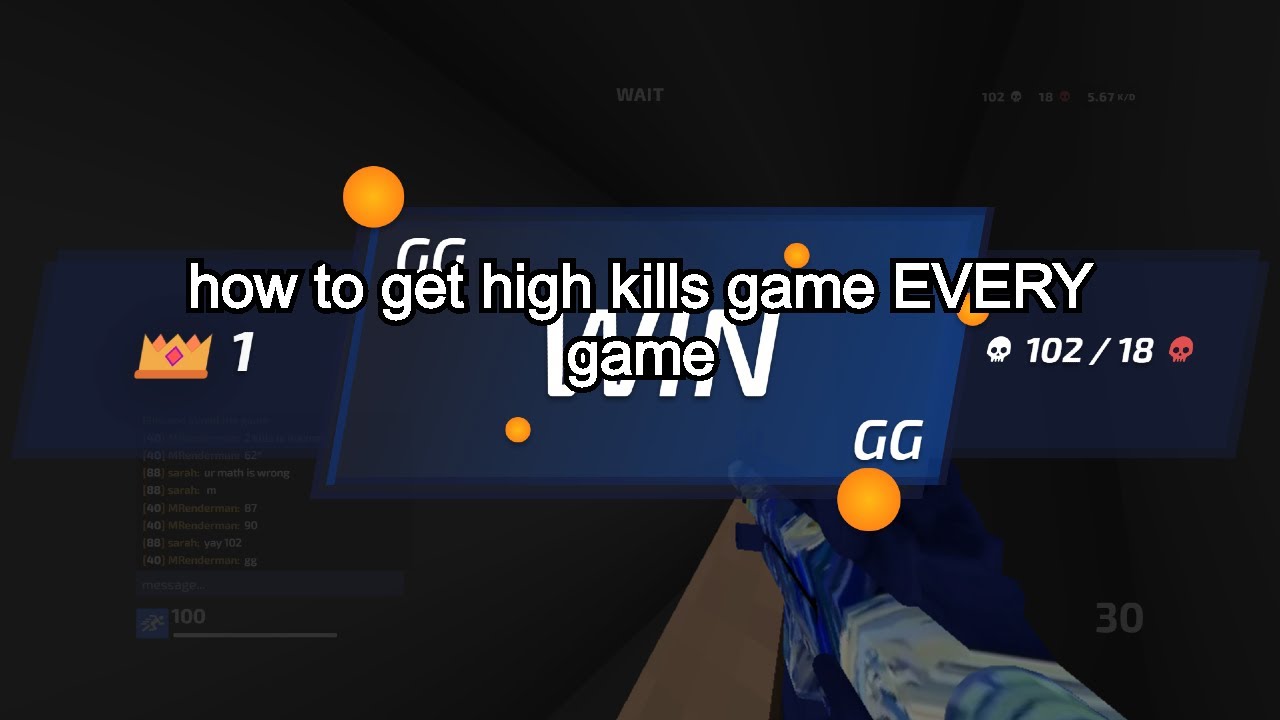 how to get high kills EVERY GAME - YouTube