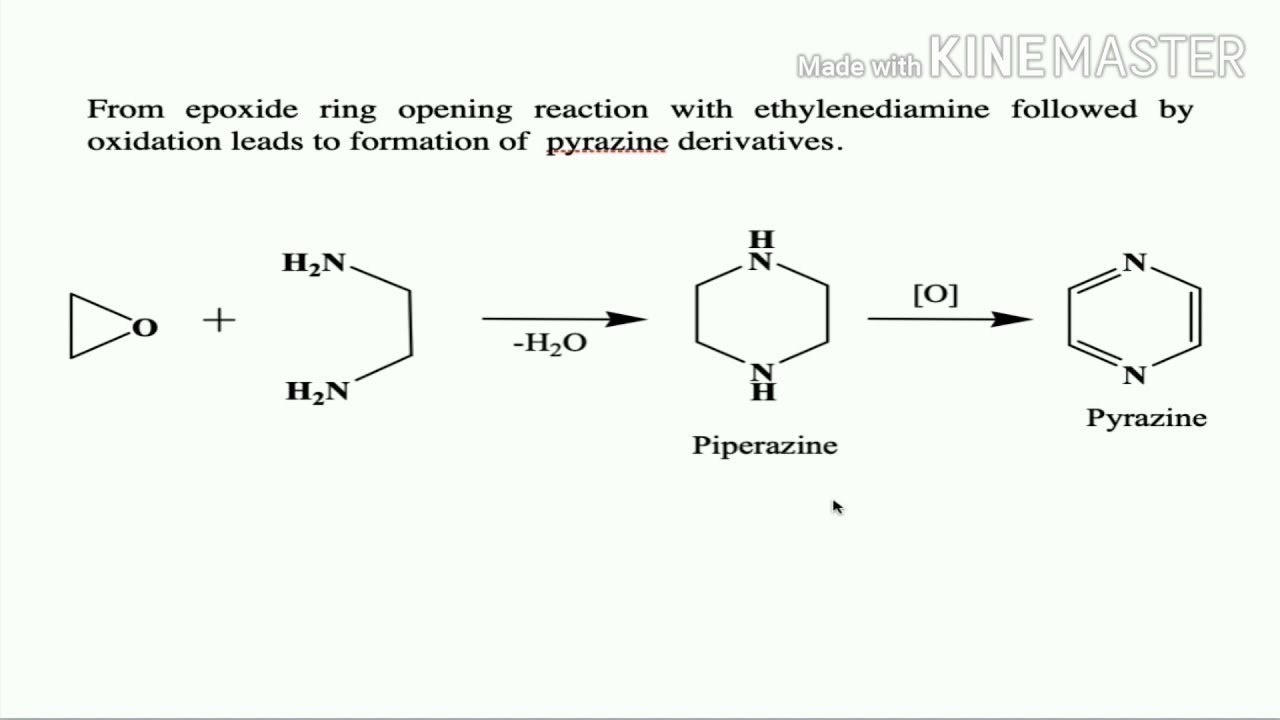 Synthesis and reactions of Pyrazine - YouTube