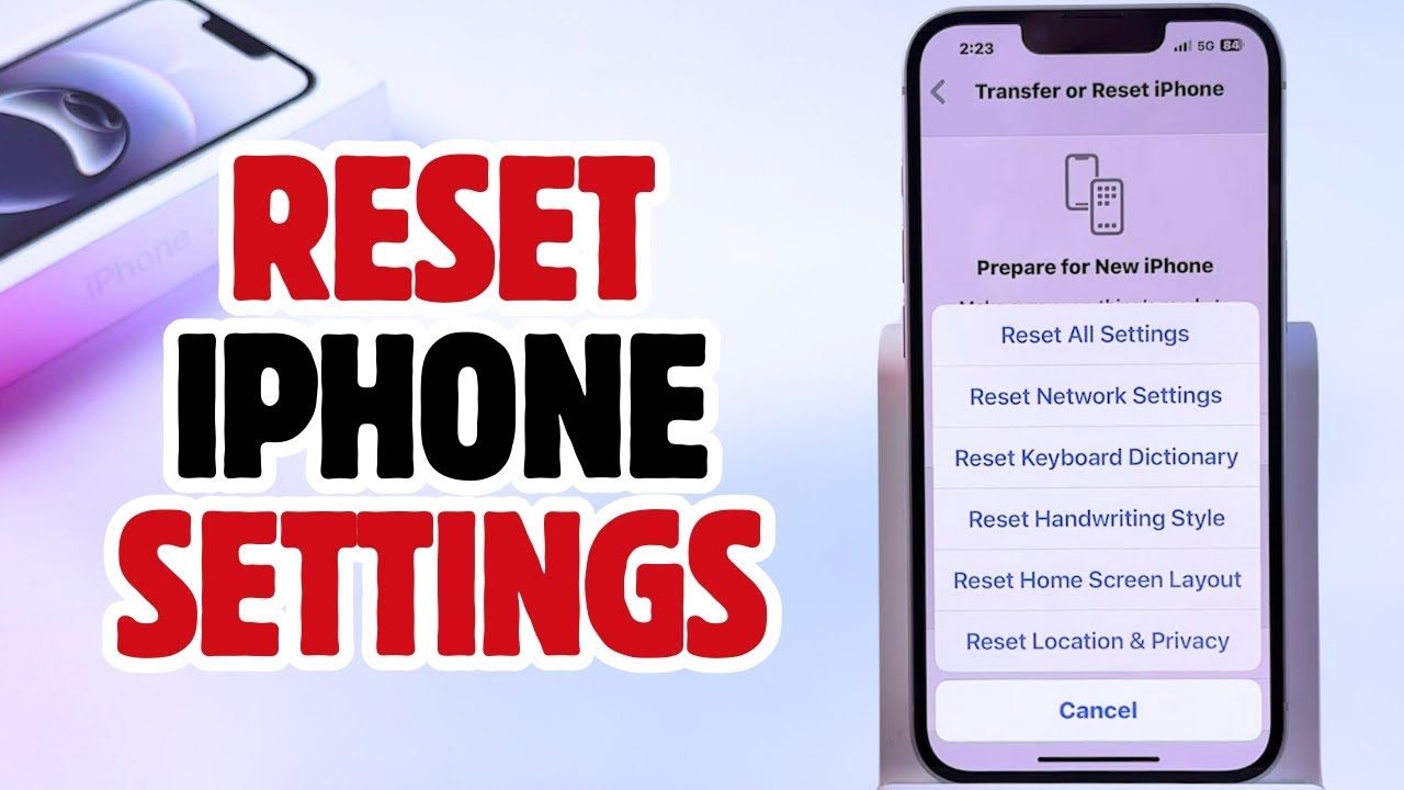 iPhone 16e Guide - Reset Settings Without Losing Your Data or Media ...