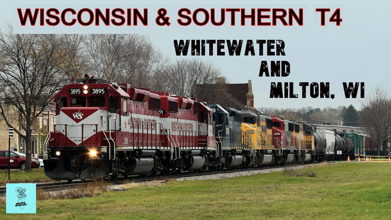 Wisconsin & Southern T4: Whitewater and Milton, WI 11/16/24 - YouTube
