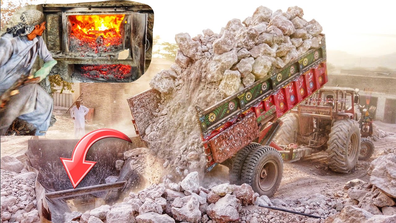 Ingenious Manufacturing Process of Gypsum Plaster in a Factory ...