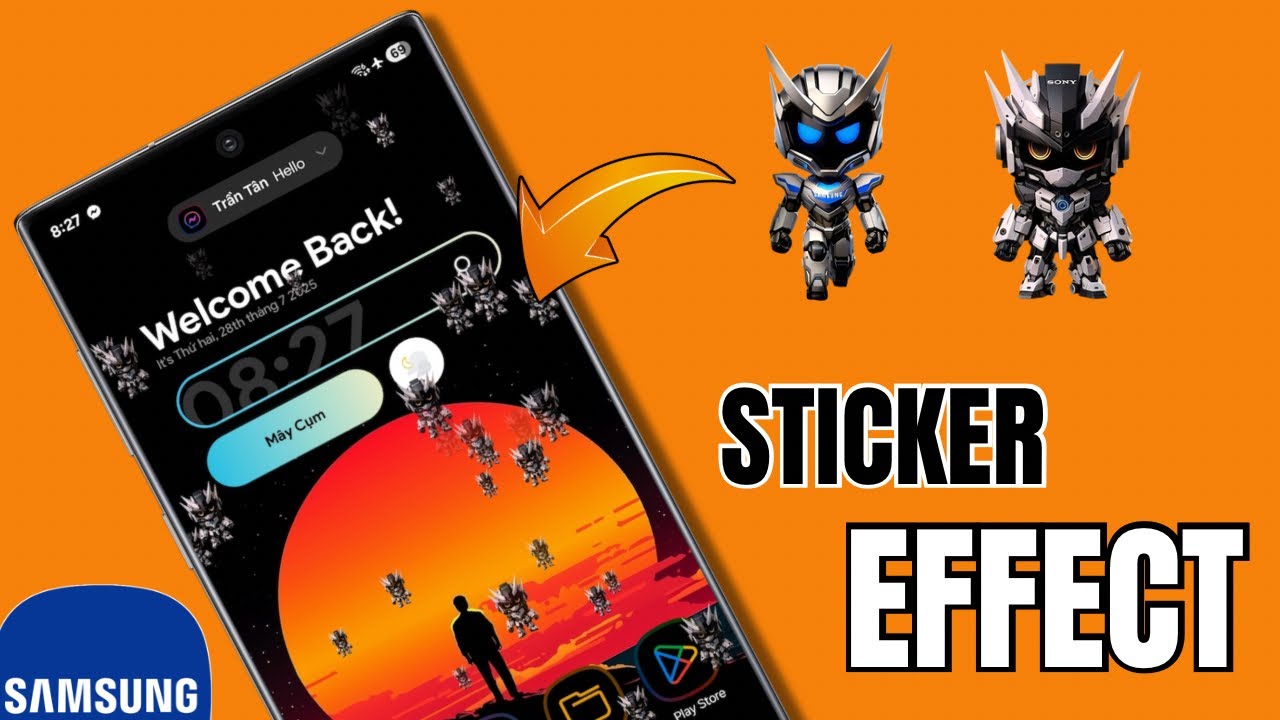 How To Create Sticker Notifications Effect On Samsung One UI | Tech in ...