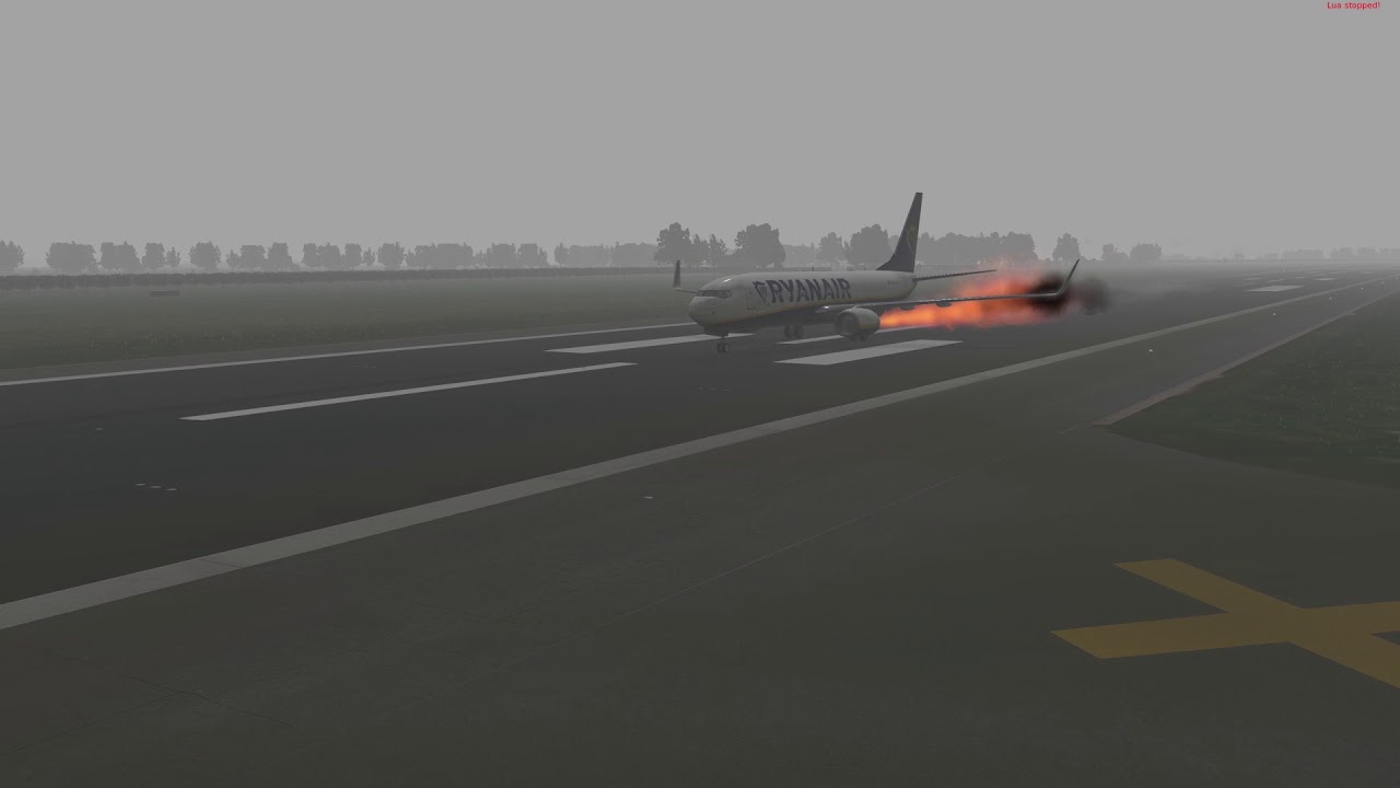 X-PLANE 11| Ryanair engine fire - YouTube
