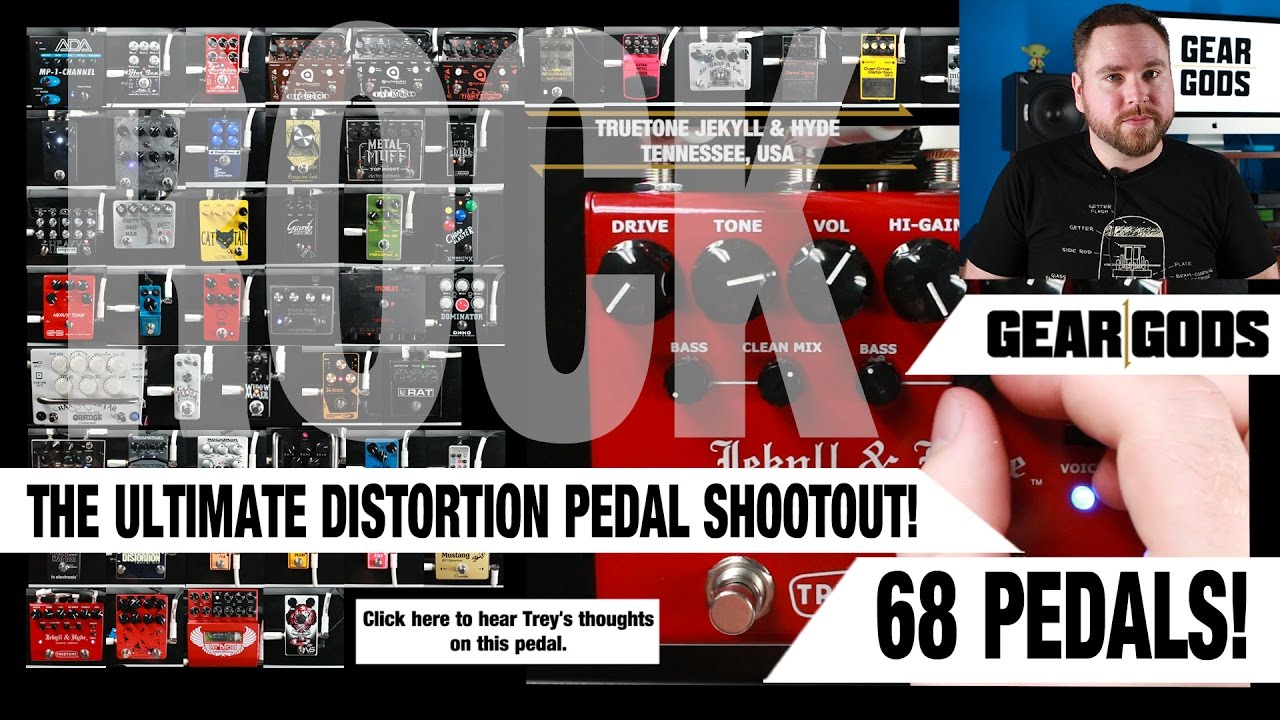 The Ultimate Rock Distortion Pedal Shootout | GEAR GODS - YouTube