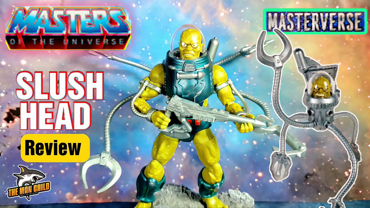 Masters of the Universe Masterverse Slush Head Figure Review! - YouTube