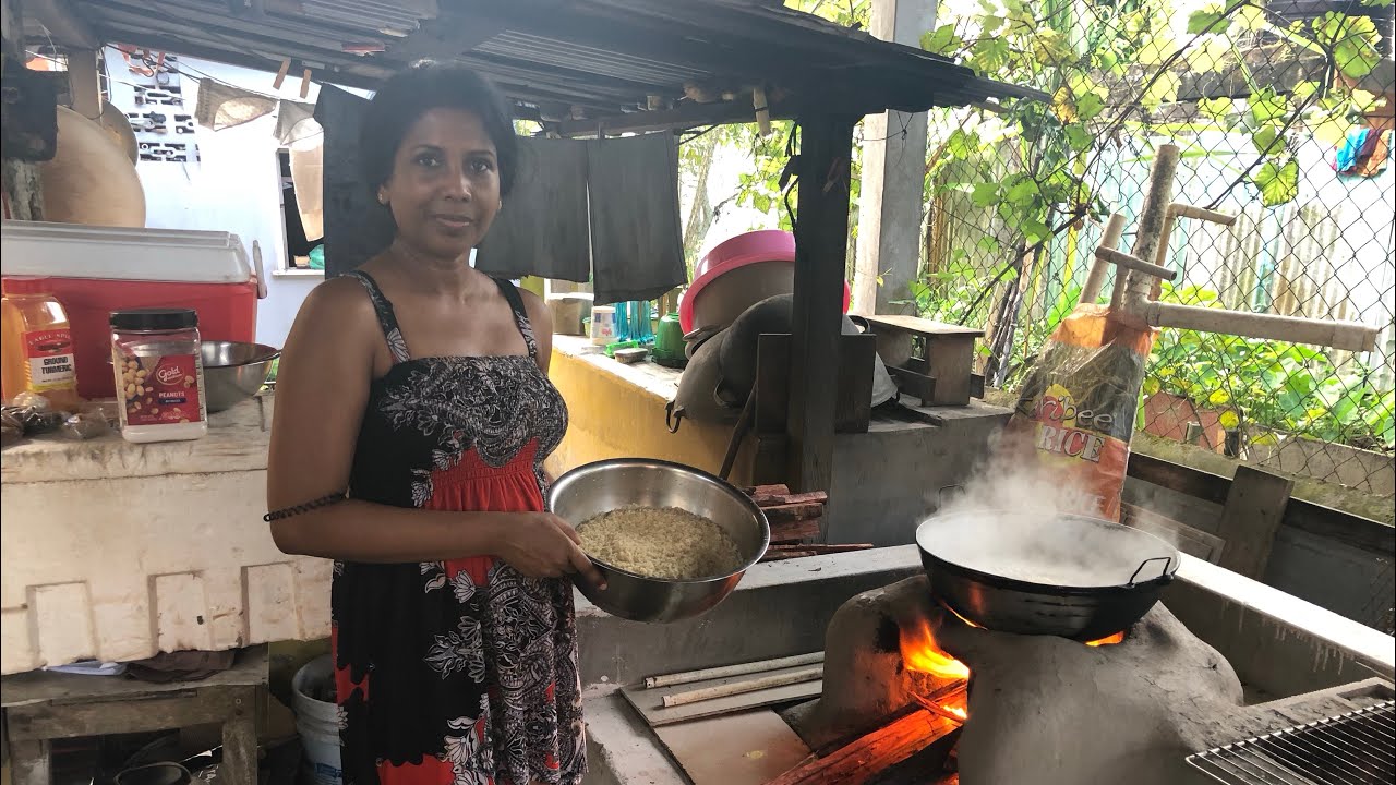 Second Day in Guyana/ enjoying fruits and fireside cooking - YouTube