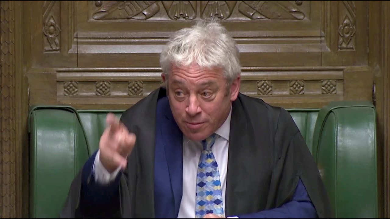 Brexit Britain's bombastic Speaker of the House - YouTube