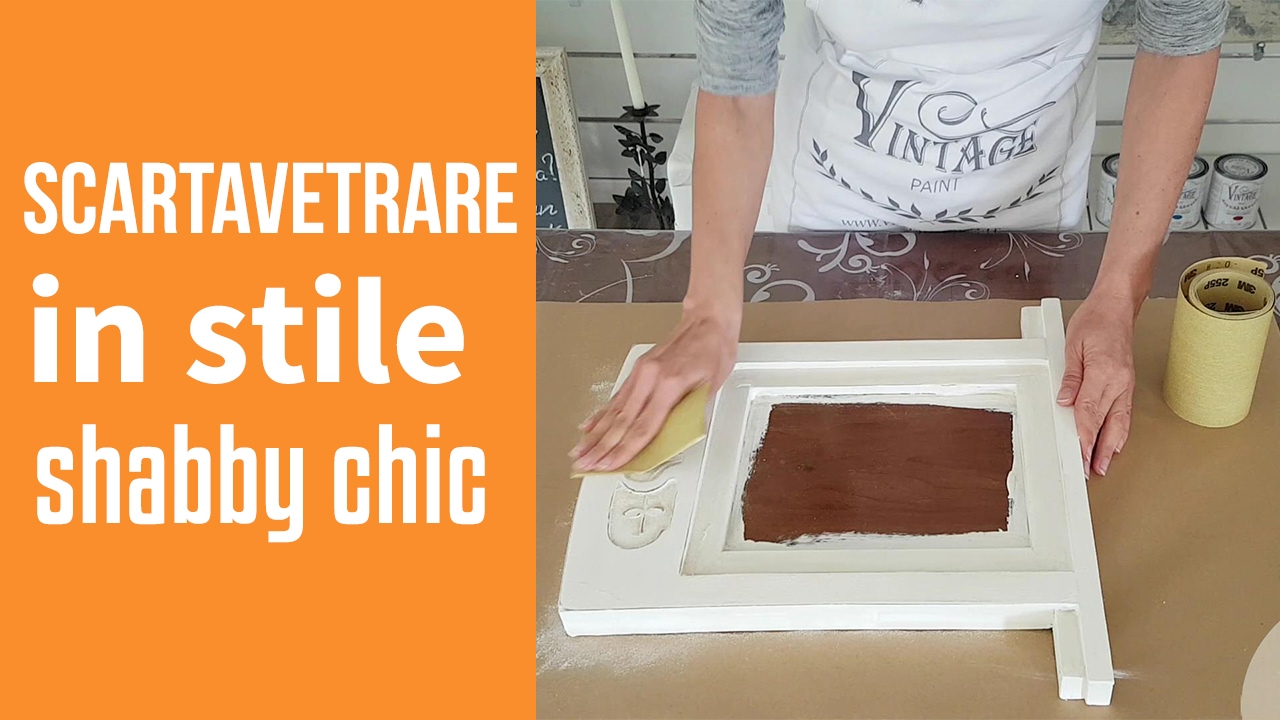 creiamo una lavagna con la Vintage chalk Paint - parte 1 - YouTube