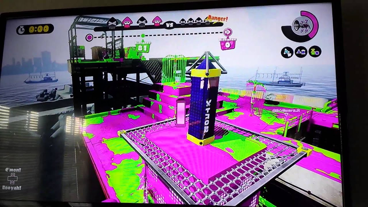 Splatoon Tower Control glitched - YouTube