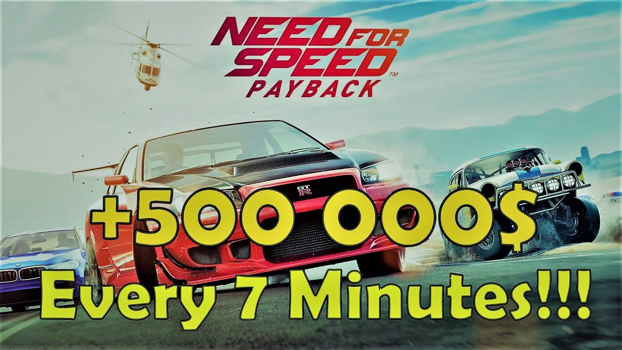 The Best Money Glitch In NFS Payback - Make 500 000 Every 7 Minutes ...